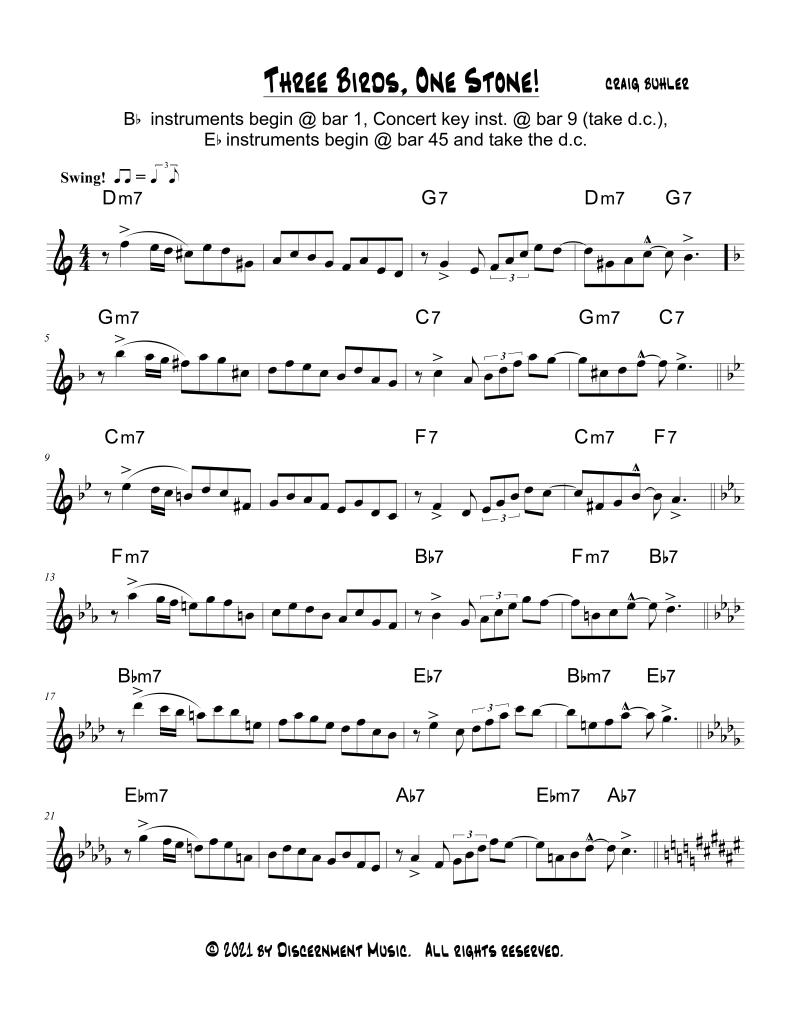 Compose, Improvise, Practice: Three Birds, One Stone! – CRAIG BUHLER JAZZ